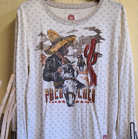 Double D Ranch | Tops | Double D Ranch Poco Loco T Shirt Med | Poshmark